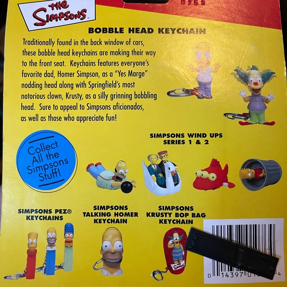Simpsons | Toys | 202 Homer Simpson Bobblehead Keychain New | Poshmark